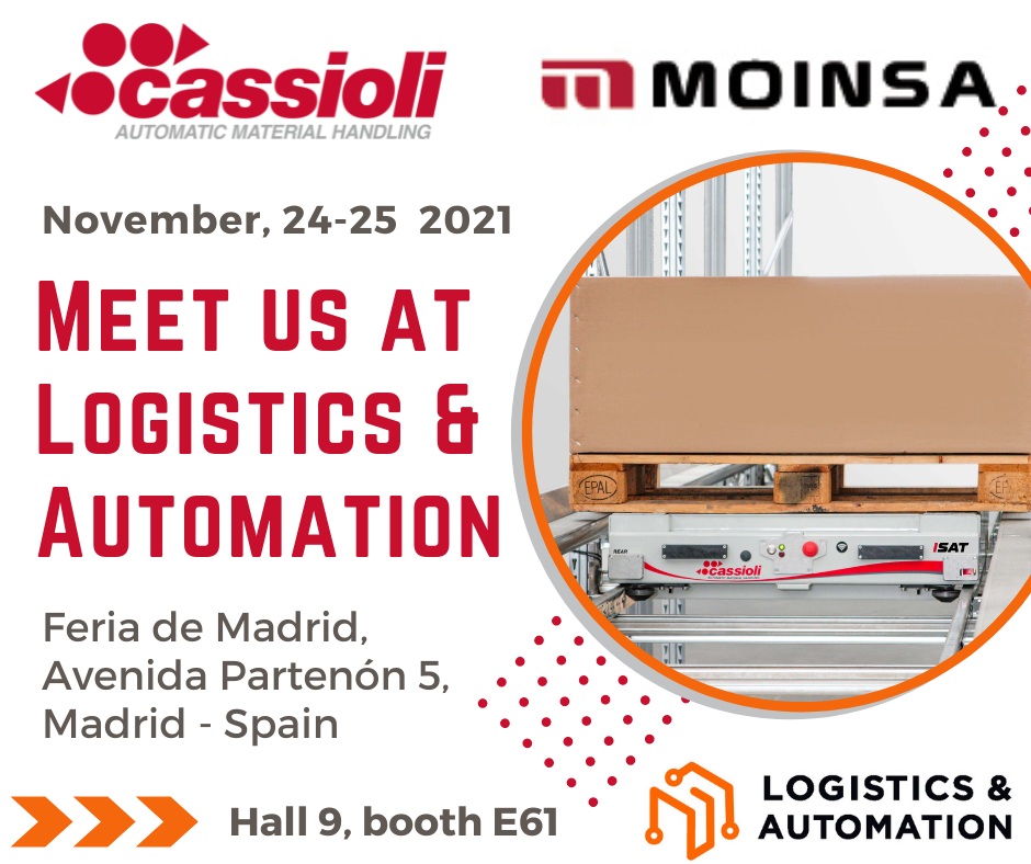 Cassioli at Logistics & Automation 2021 in Madrid - Cassioli Group Srl